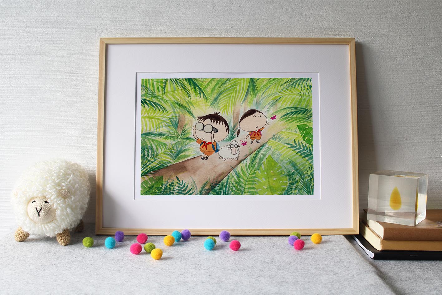 ‘May Jungle Adventure’ Art Print/Poster – The Bun People