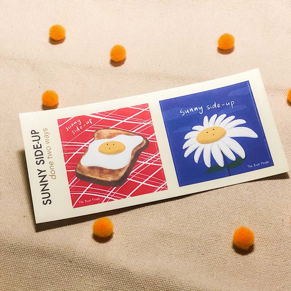 Sunny Side-Up sticker set – The Bun People